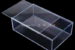 Custom clear acrylic sliding lid box, perspex storage box
