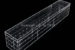 Custom long clear acrylic flower box, perpsex organizer box