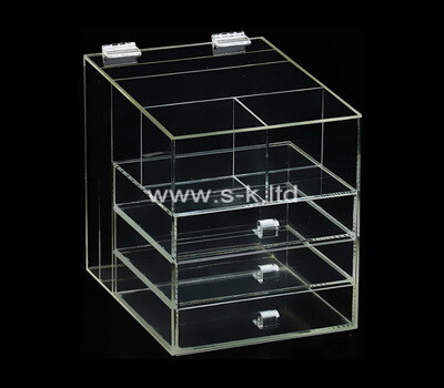 Custom clear acrylic 15 drawers organizers, perspex boxes