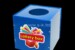 Custom blue acrylic lottery draw box