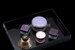 Custom acrylic skin care organizer tray with handles